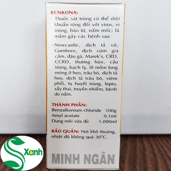 Thuốc Sát Trùng Benkona - 100ml - Cây cảnh S-Xanh